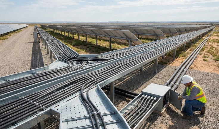 Cable Tray Solutions for Solar Power Plants & Renewable Energy | Hutaib ...