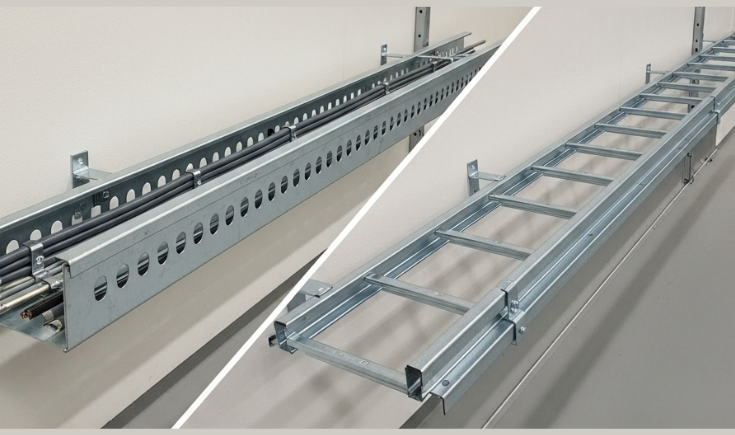 Perforated vs. Ladder Cable Trays | Hutaib Electricals