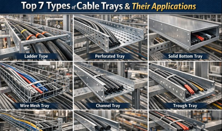 Top 7 Types of Cable Trays and Their Applications | Hutaib Electricals